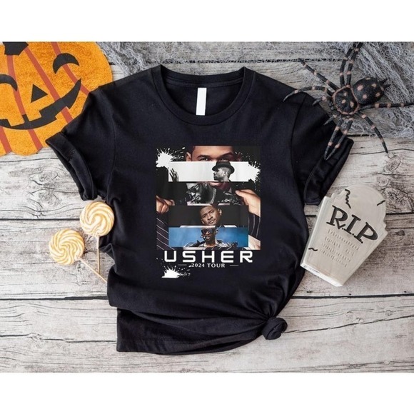 Tops | Usher 224 Tour T Shirt Usher World Tour Shirt | Poshmark